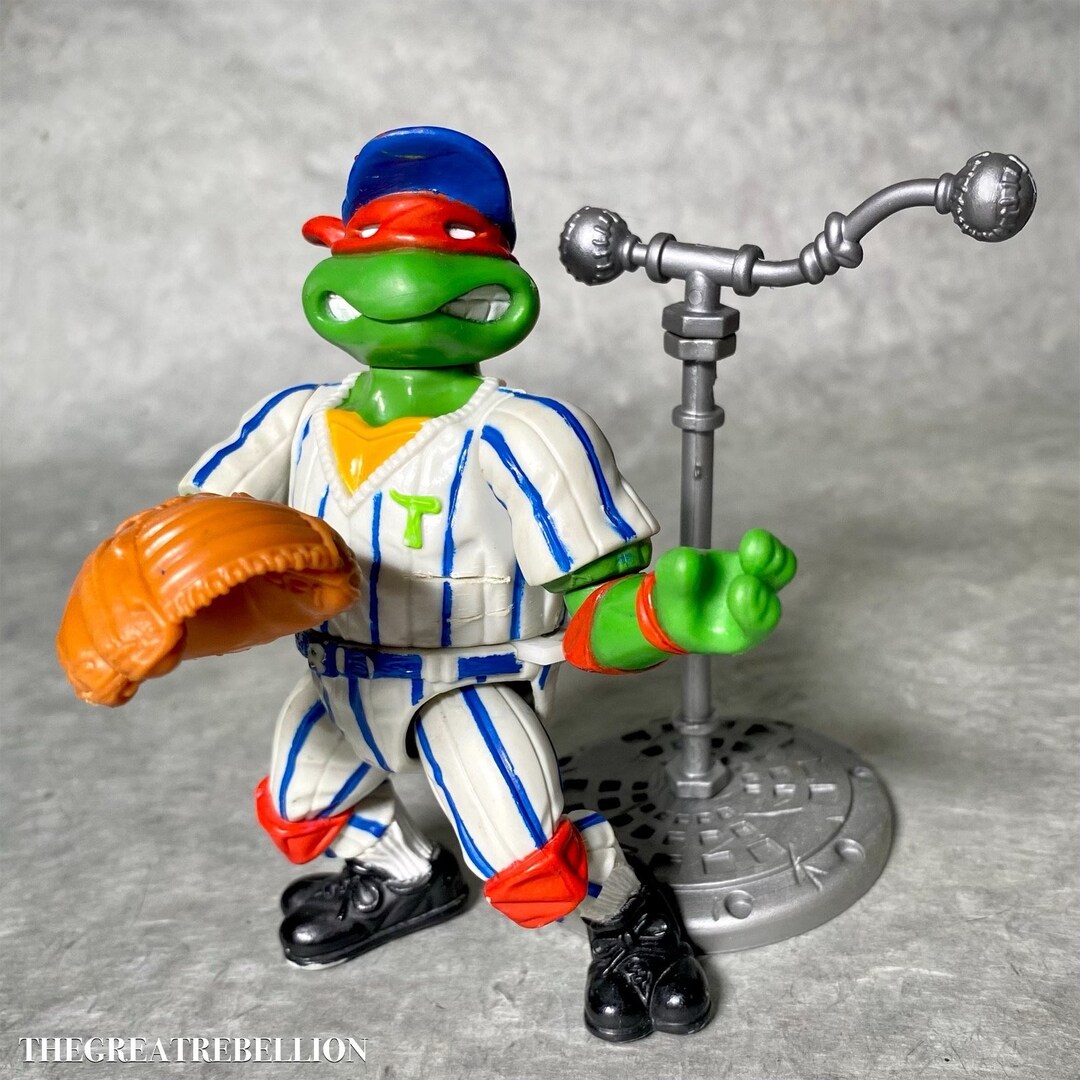 Teenage Mutant Ninja Turtles Grand Slammin' Raph Raphael Playmates ...