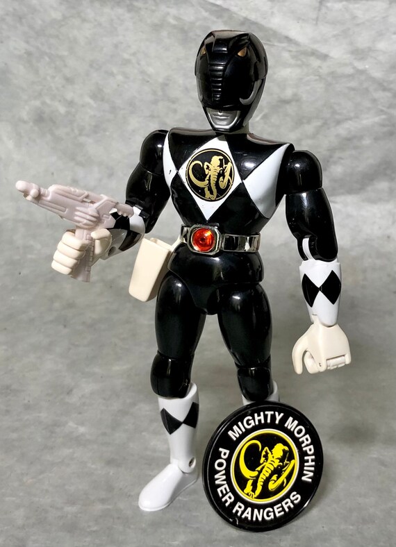 Mighty Morphin Power Rangers KARATE Kick Black Ranger 8 - Etsy