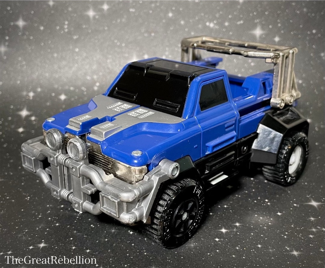 Power Rangers Turbo Deluxe Megazord Mountain Blaster Blue Truck Zord 2 ...