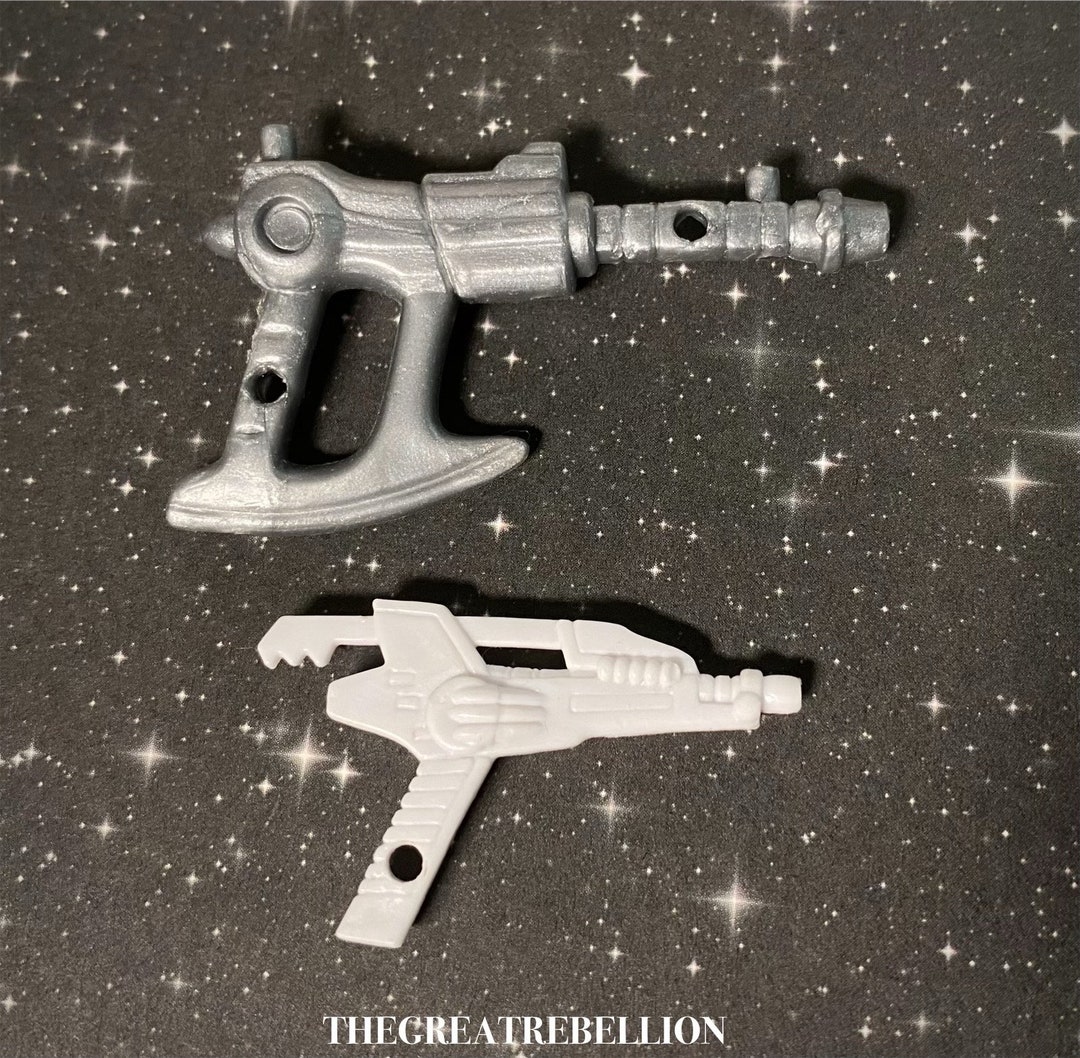 Mighty Morphin Power Rangers 5 Auto Morphin Black Ranger Weapons Parts ...