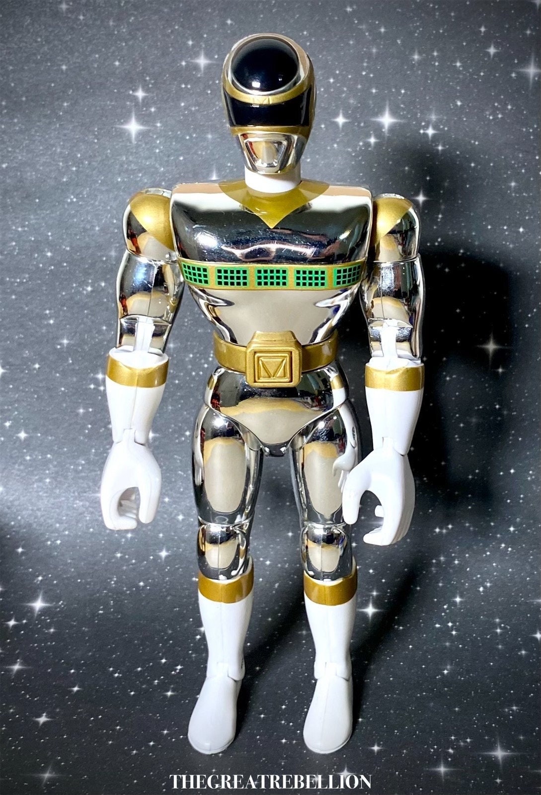 Power Rangers Super Megaforce Silver Ranger Gold Mode