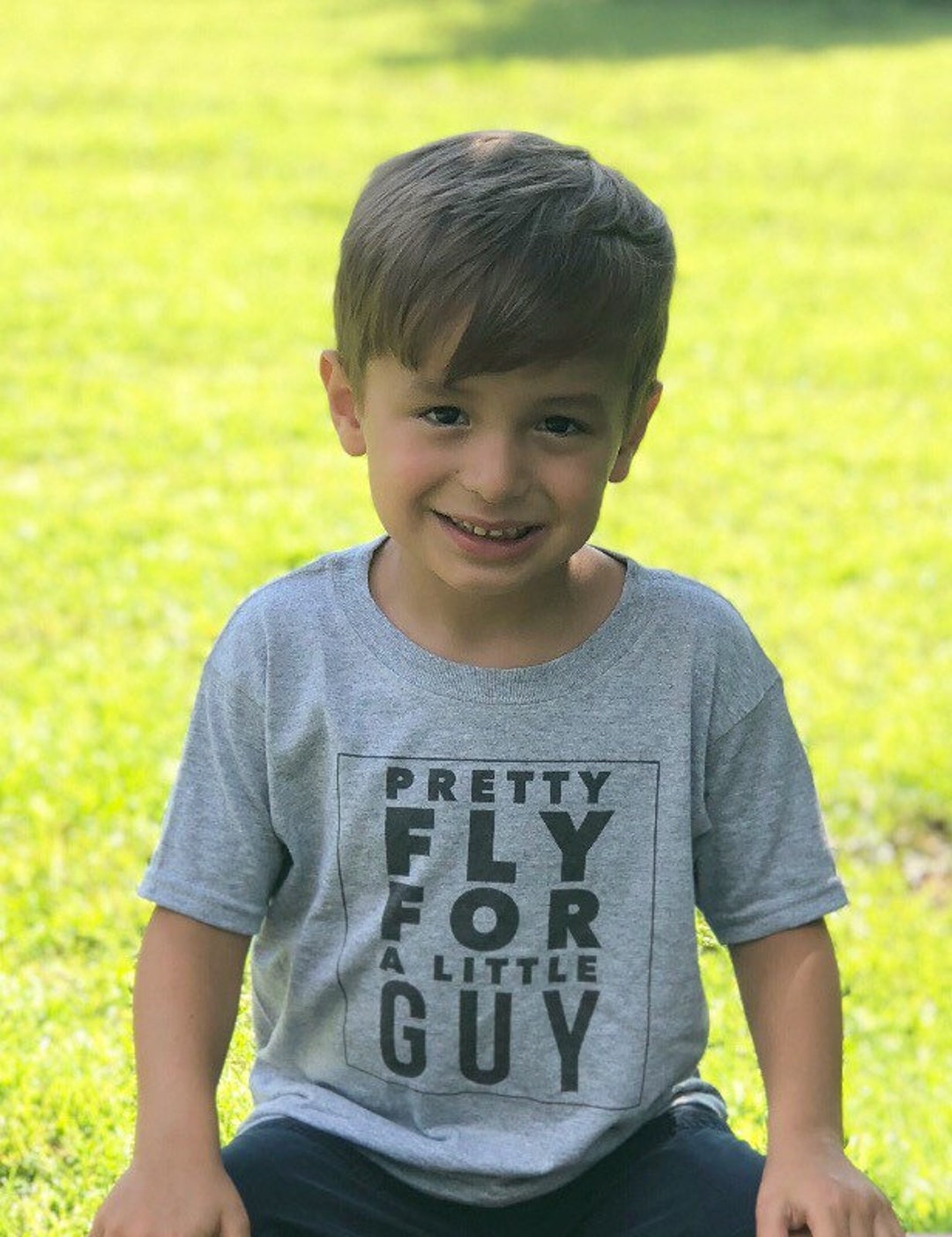 Pretty Fly for a Little Guy Funny Kids Vintage Tee Funny Kids Tee ...