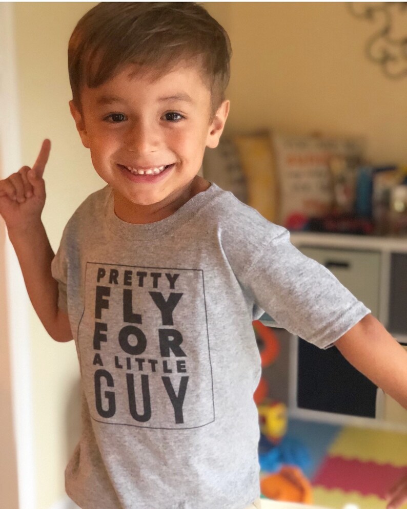 Pretty Fly for a Little Guy Funny Kids Vintage Tee Funny | Etsy