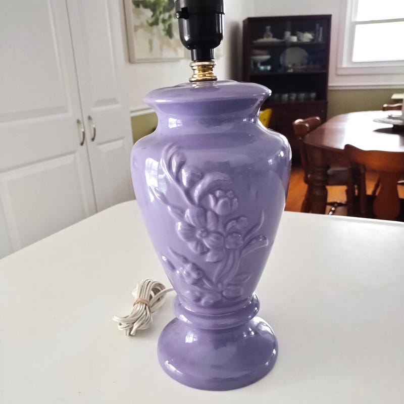 80s Ceramic Lamp Base - Etsy
