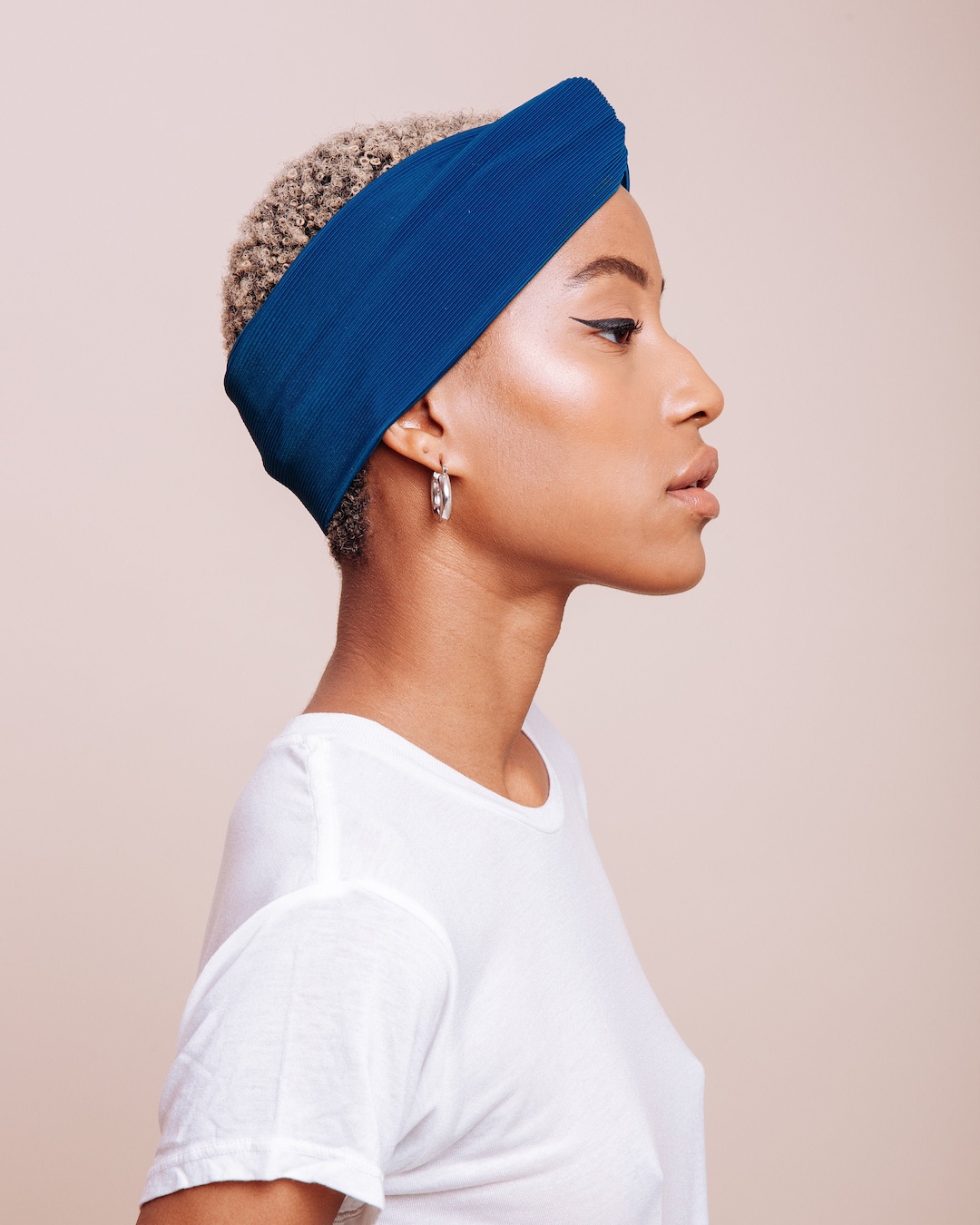 Ribbed Turban - Moon River - Etsy