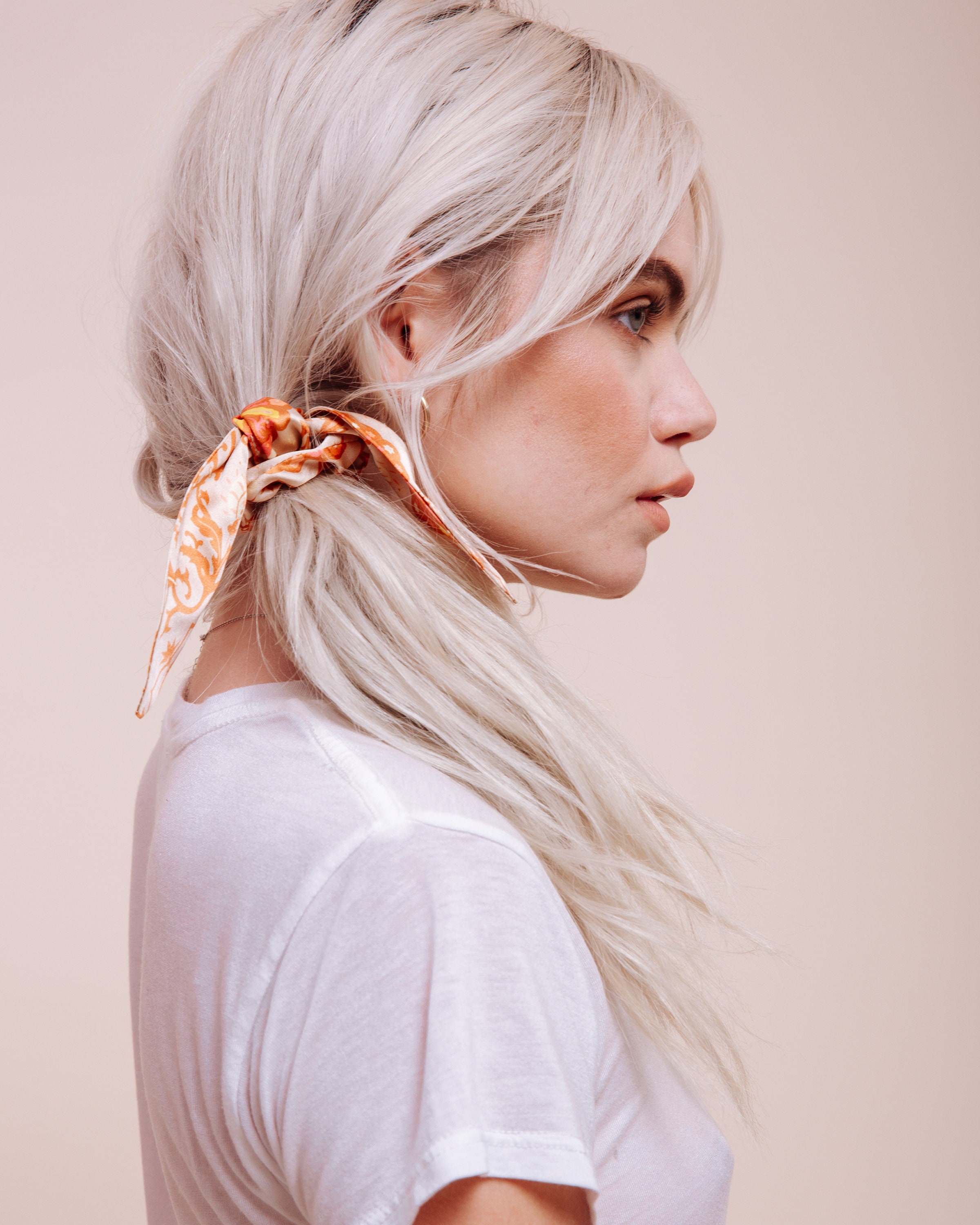 Silk Scrunchie Tie Queen of the Highway | Etsy