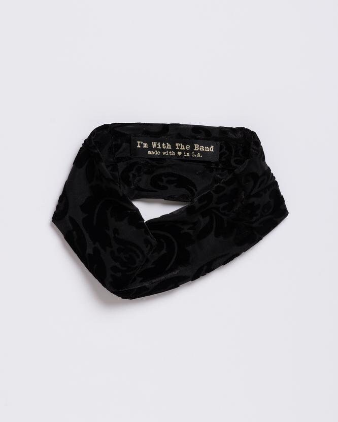 Velvet Headband Hendrix Black - Etsy