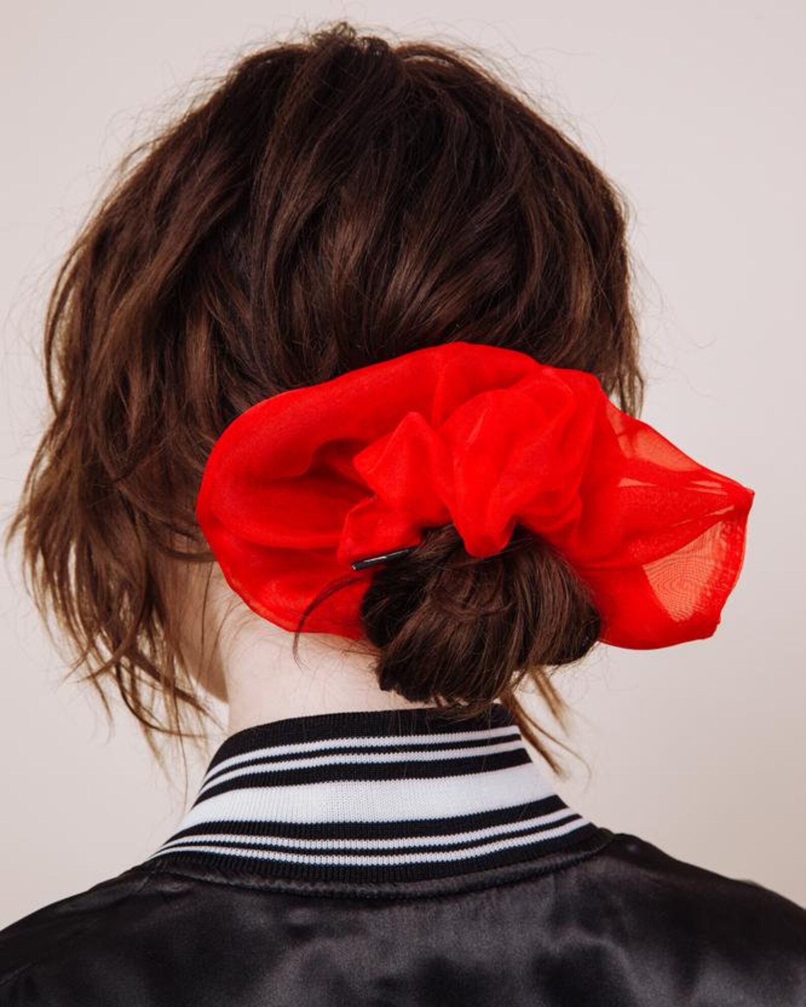 Silk Mega Scrunchie - Susie Q Cherry - Etsy