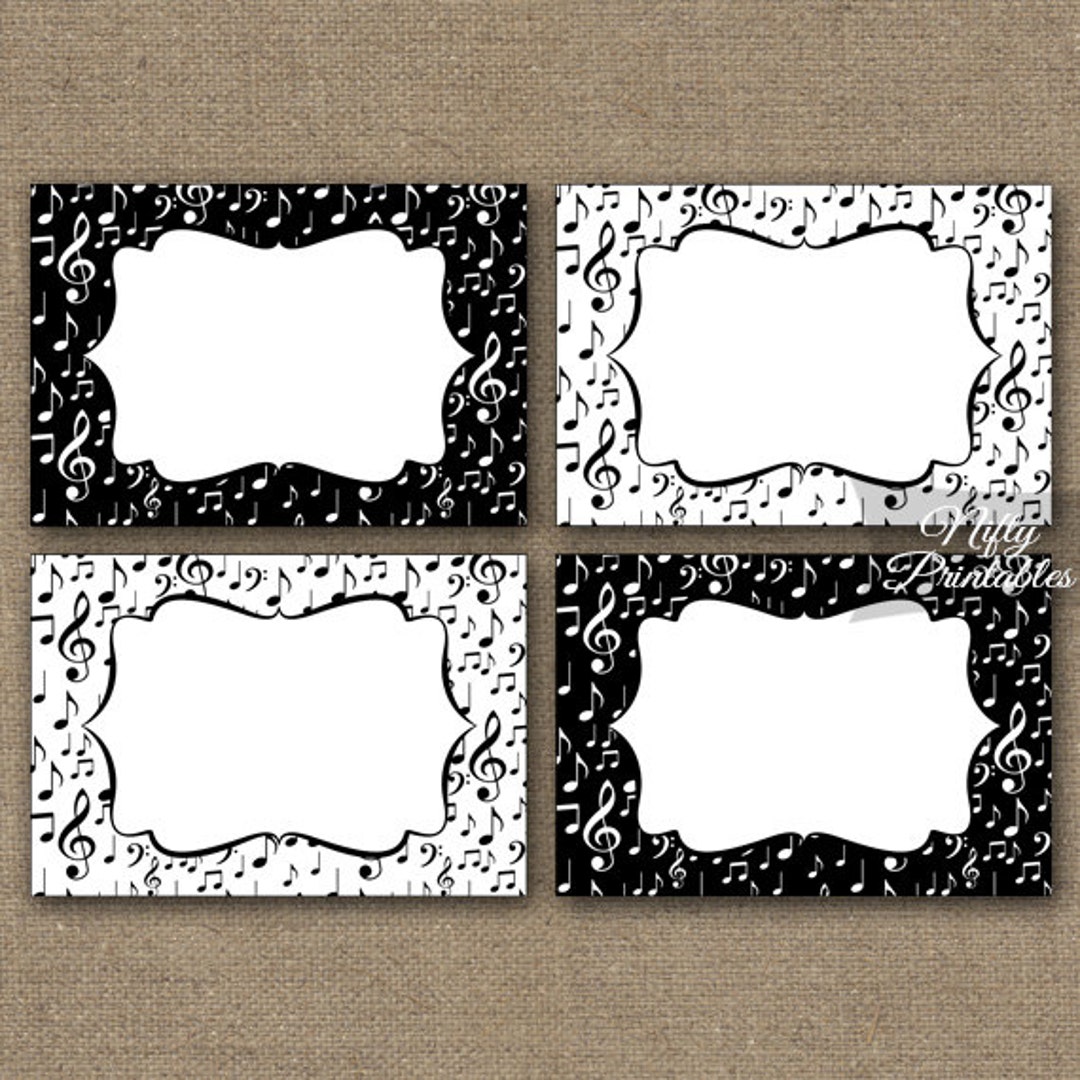Editable Labels Black And White