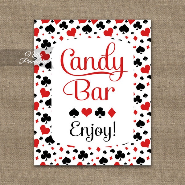 Candy Table Signs - Etsy