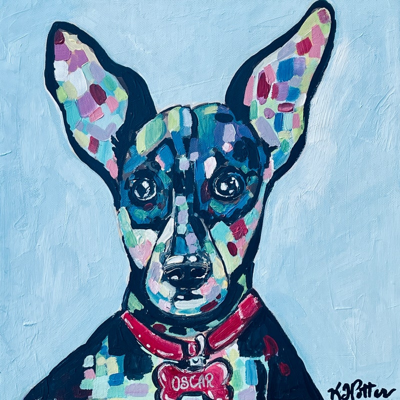 Abstract Dog Art - Etsy