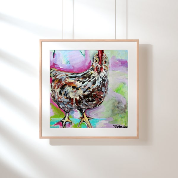 Chicken Painting - Etsy