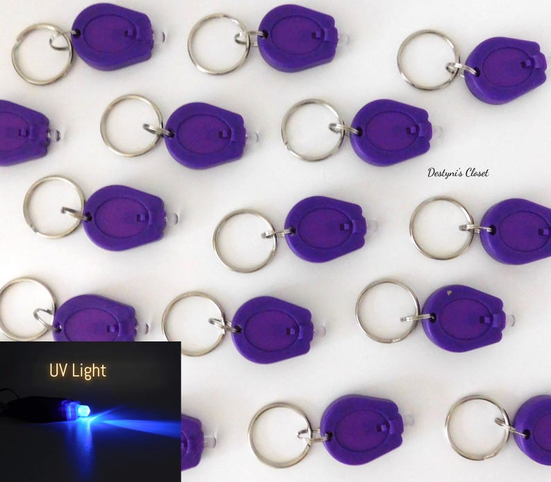 UV Flashlight Keychain, UV Mini Flashlight, Purple, MINI Flashlights - Etsy