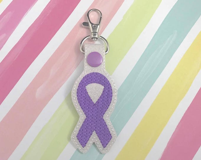 Awareness Ribbon Snap Tab Embroidery Digital File Instant Download - Etsy