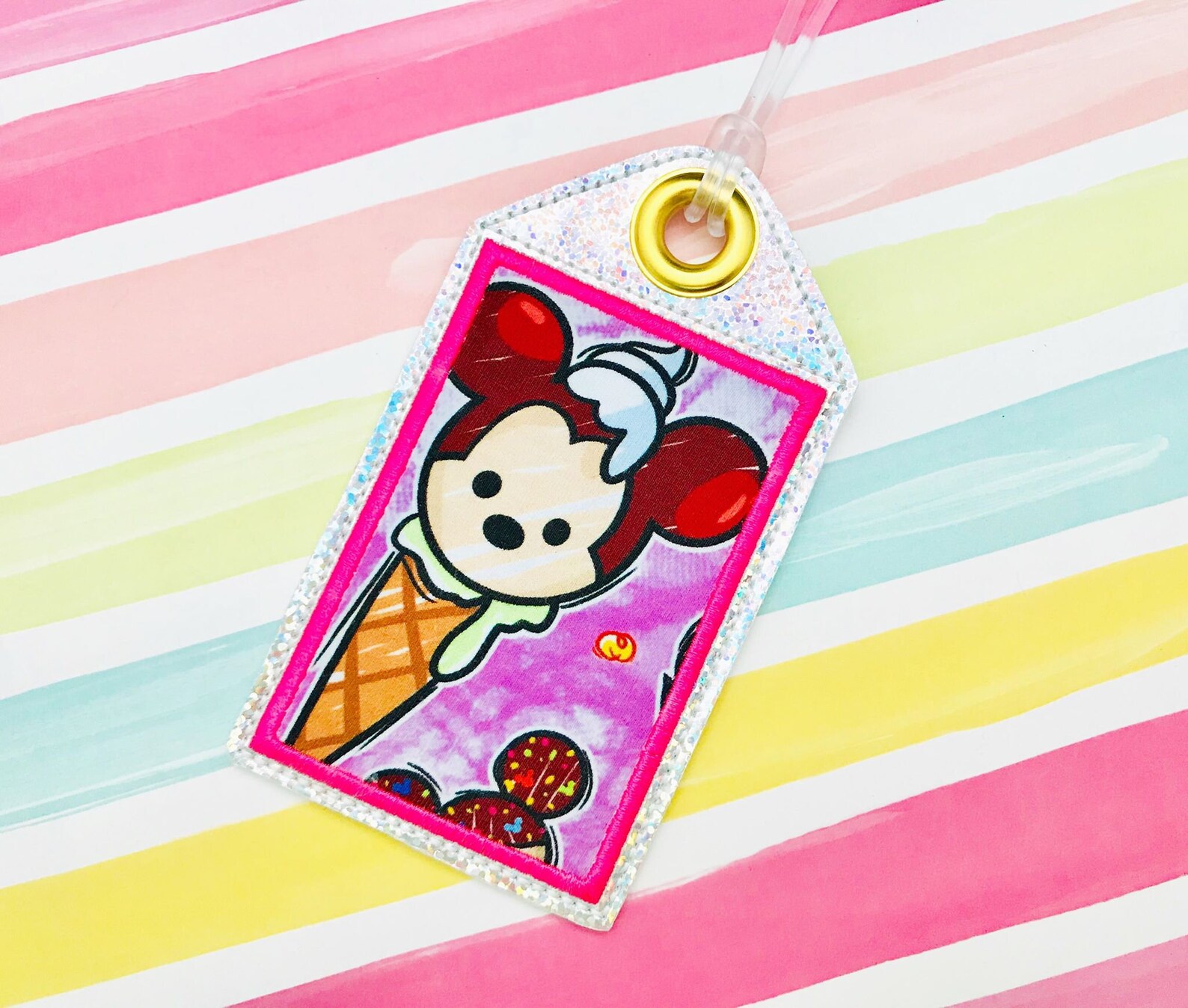 Applique Luggage Tag Embroidery Digital File Instant | Etsy