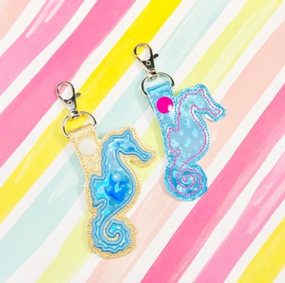 Fish Applique Set Snap Tab Embroidery Digital File Instant Download key ...