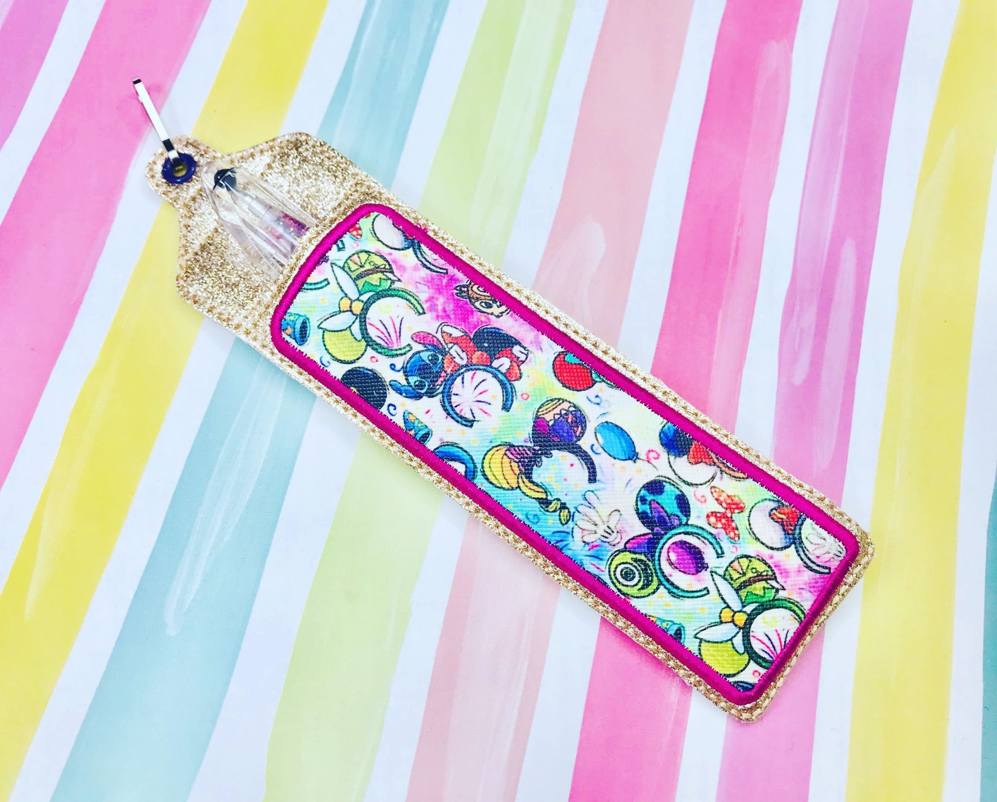 Applique Pen Holder 5x7 Eyelet Tab Embroidery Digital File - Etsy