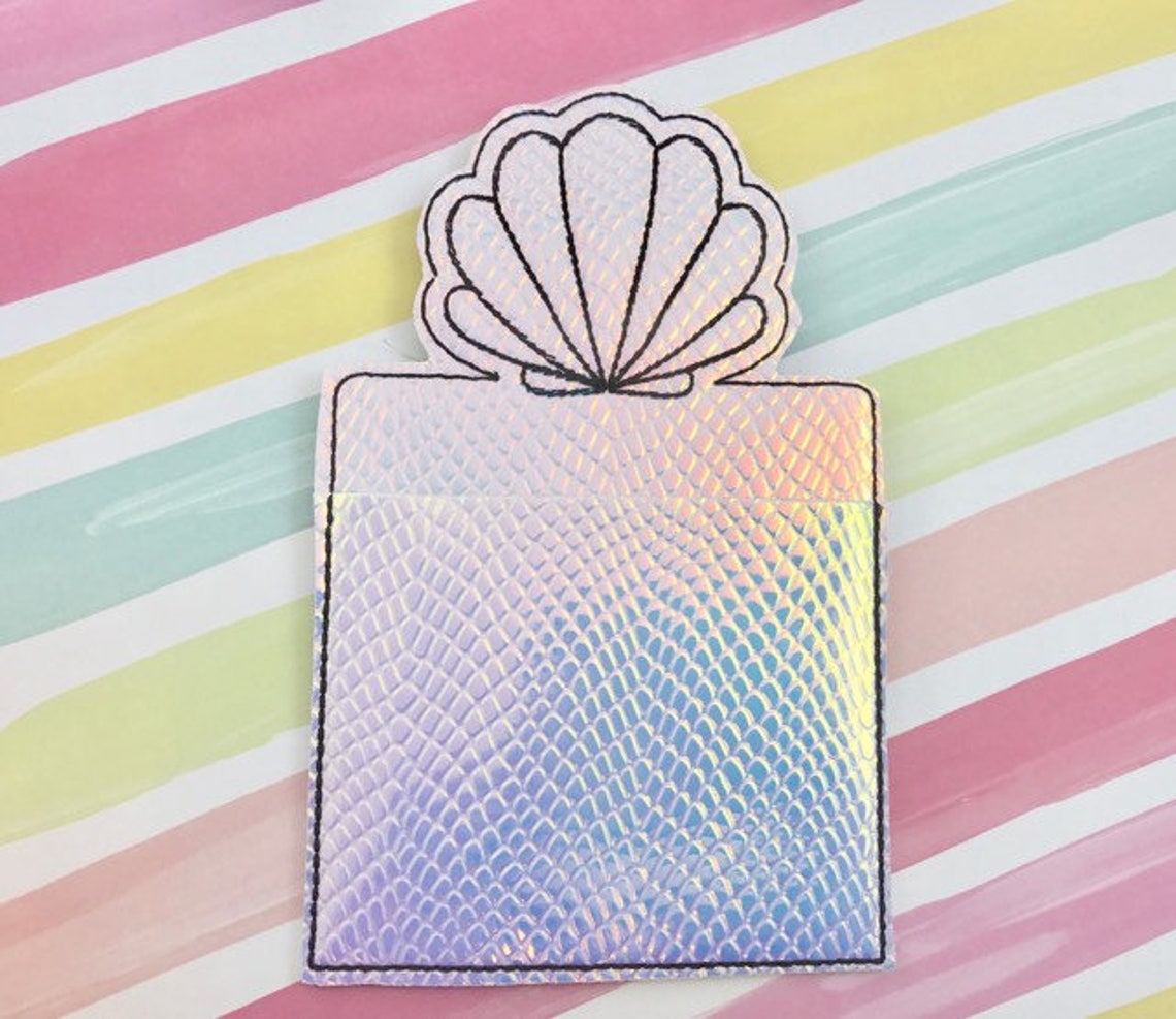 Shell Post It Pocket Embroidery Digital File Instant Download - Etsy
