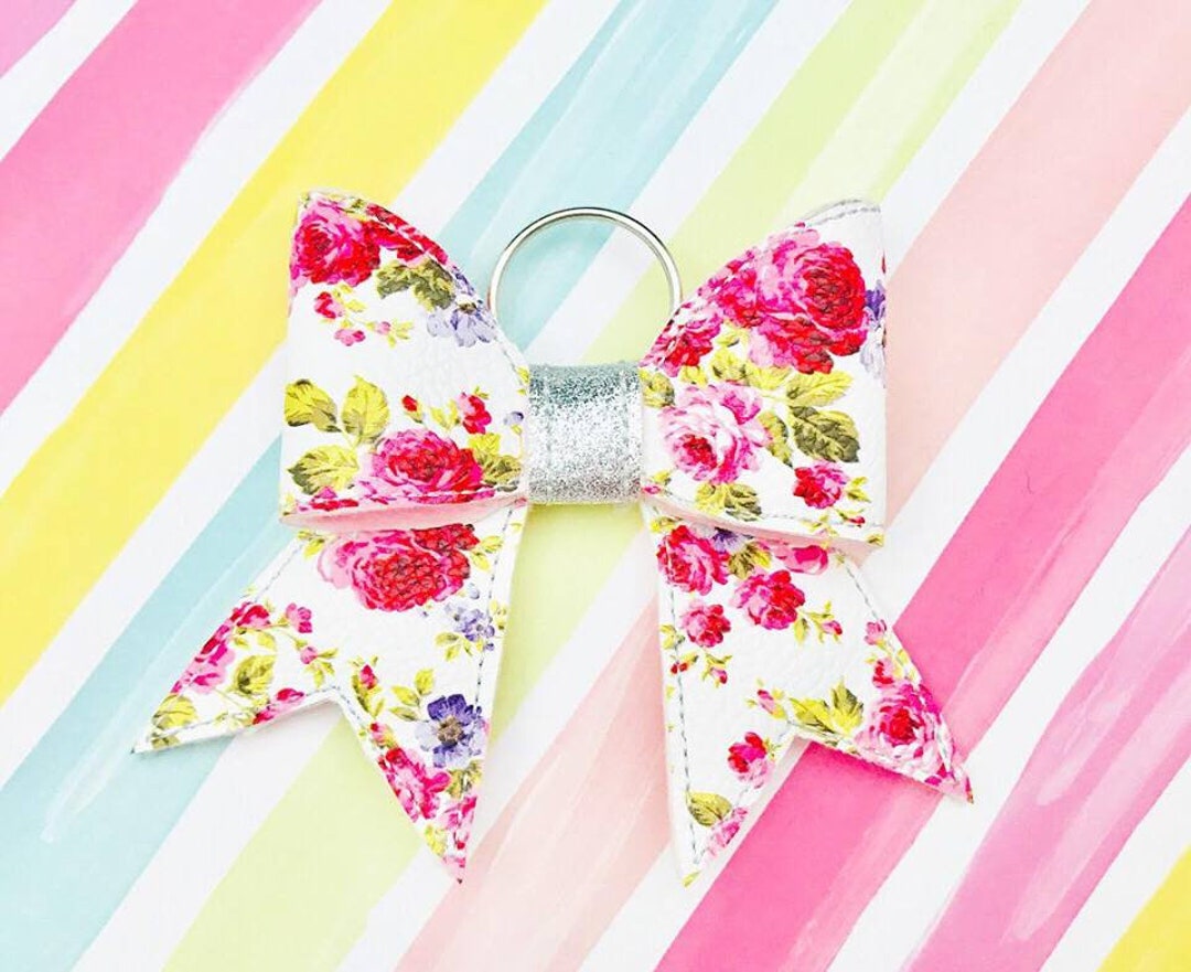 3D Medium Bow, Embroidery Digital File Instant Download Key Fob ...