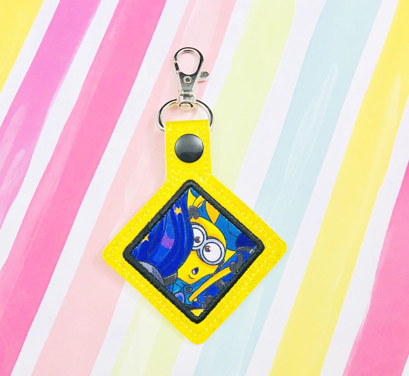 Diamond Shape Applique Snap Tab Embroidery Digital File | Etsy