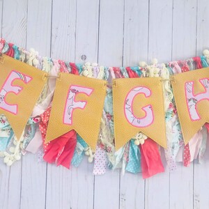 Complete Letter Alphabet and Number Banner Set Applique Embroidery ...