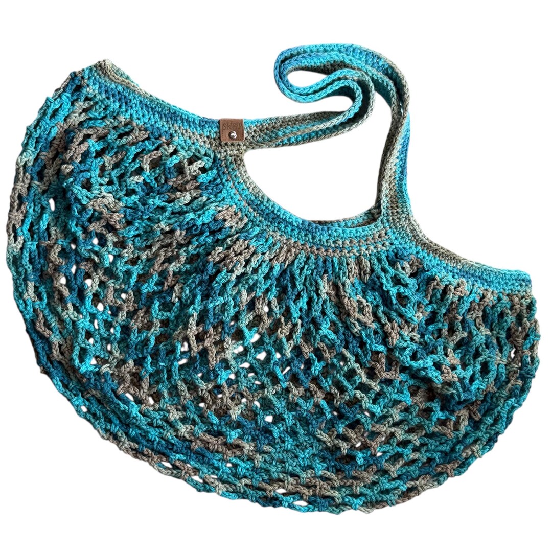 Large Mesh Market Bag - Pebble Beach - Etsy