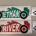 Custom Vinyl Decal - Race Car Checkered Flag - Kids Room Door Wall ...
