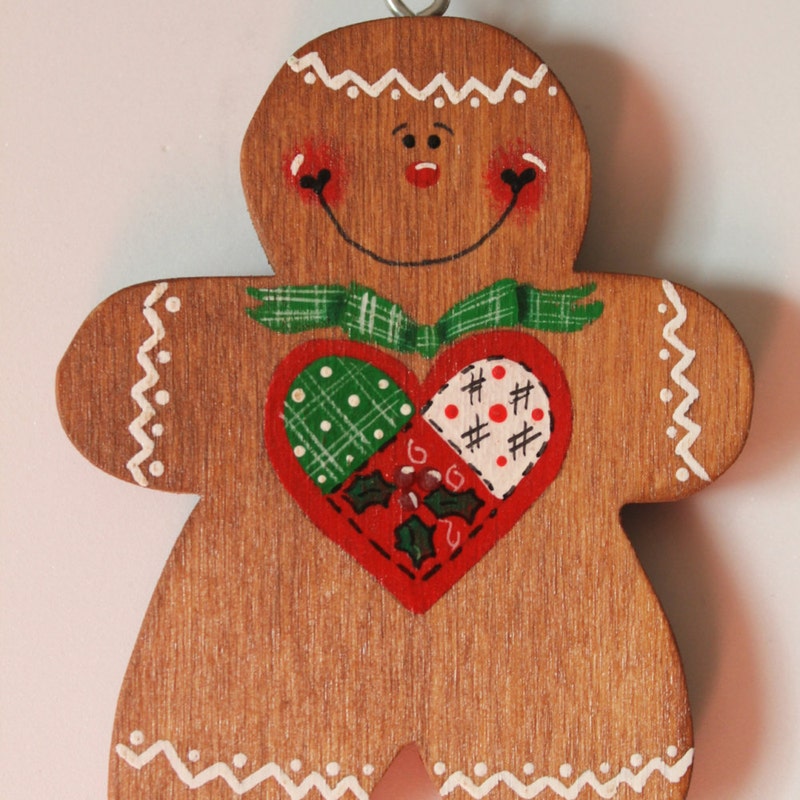 Wood Gingerbread Man - Etsy