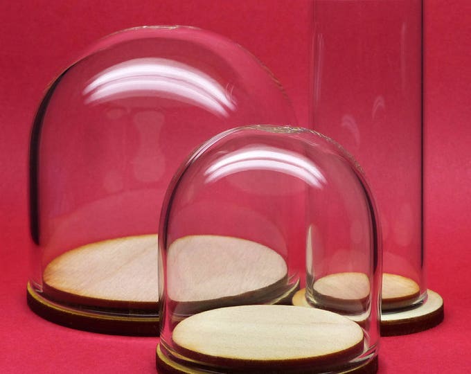 Glass Cloche Dome 39mm / 1.375in Diameter - Etsy