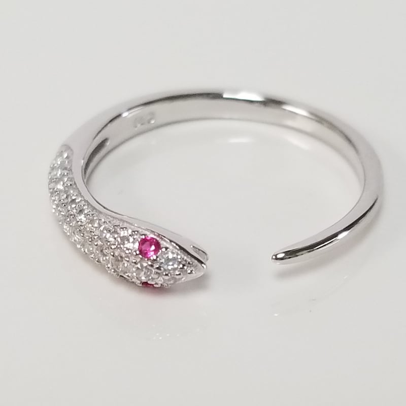 Snake Ring Size R - Etsy