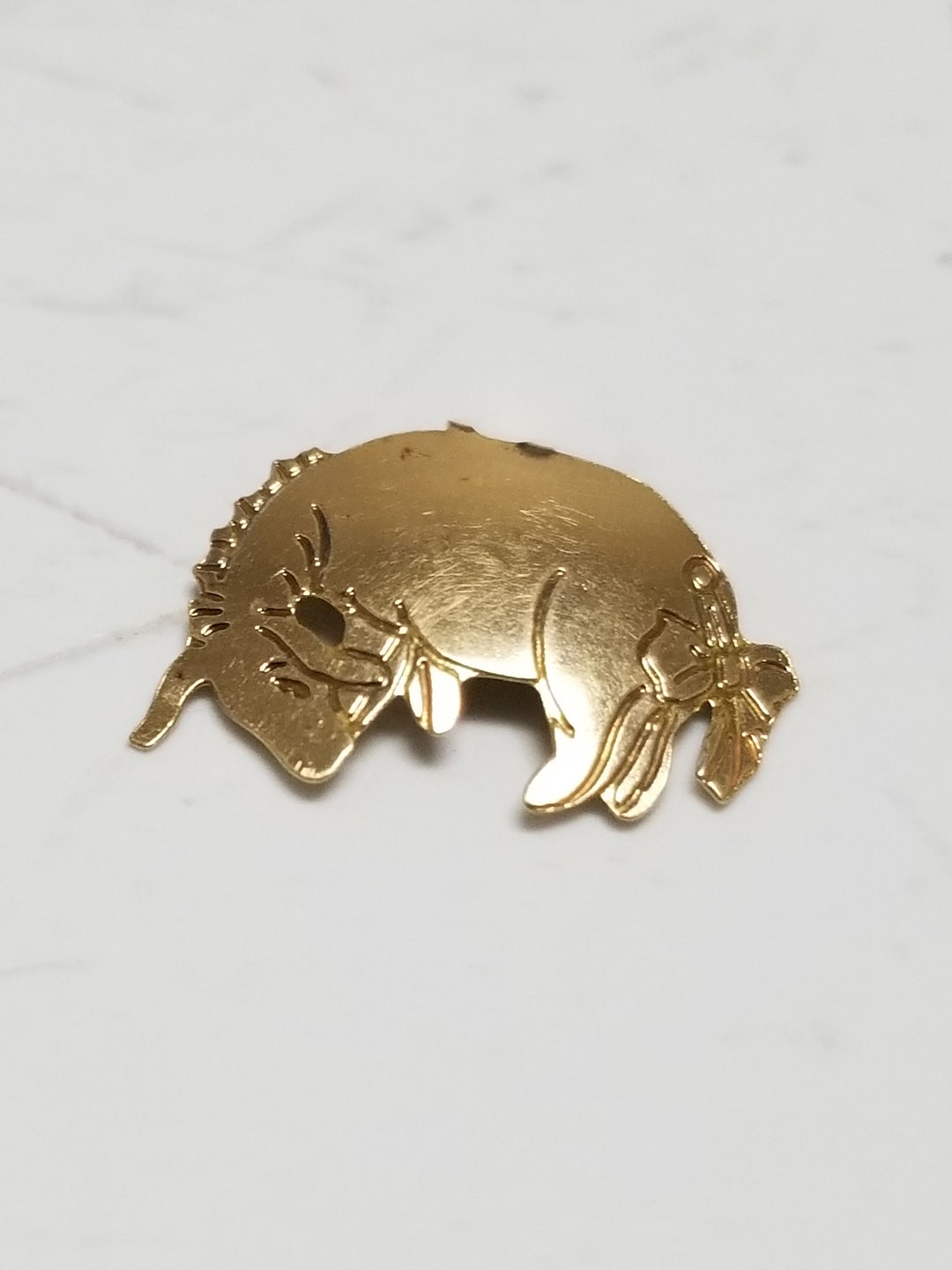 Eeyore Only One Left 5/8 Estate 14k Yellow Gold Disney Mickey Mouse ...