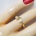 Size 7.25 Estate 14k Yellow Gold Horseshoe Rope Ring Band Cowgirl Pinky ...