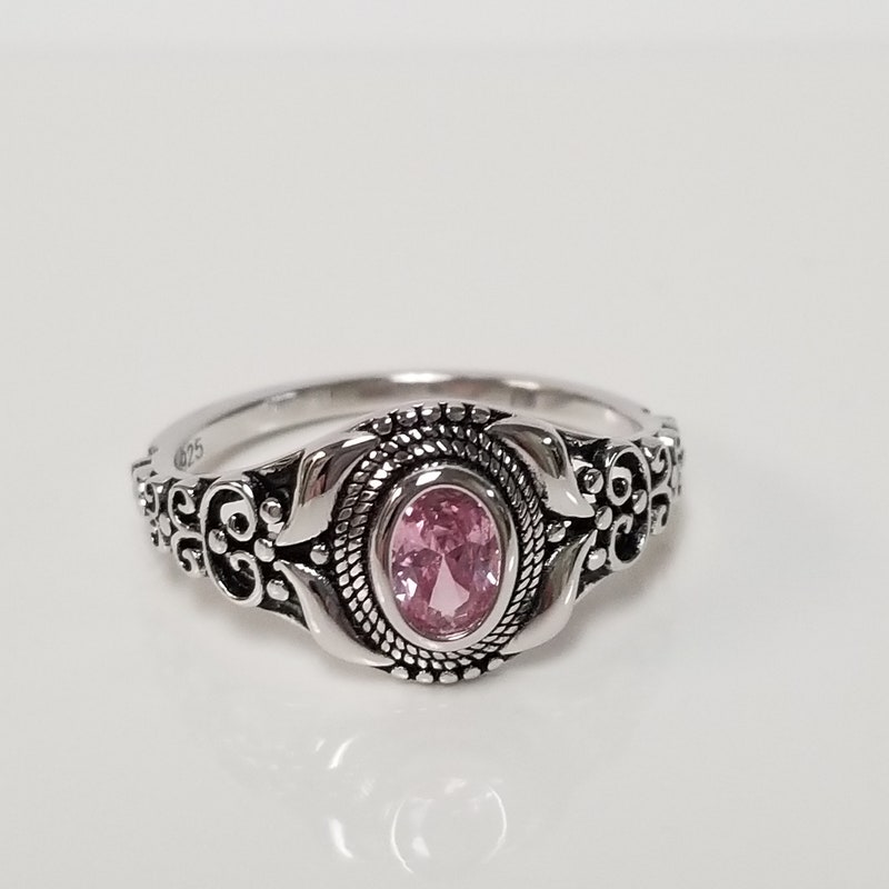 Pink Ice Estate Ring - Etsy