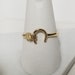 Size 7.25 Estate 14k Yellow Gold Horseshoe Rope Ring Band Cowgirl Pinky ...