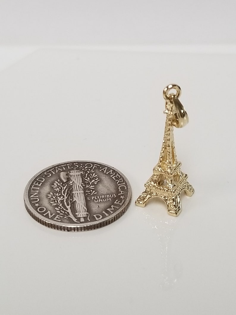 Sale 1 Estate 14k Yellow Gold Eiffel Tower Paris France | Etsy