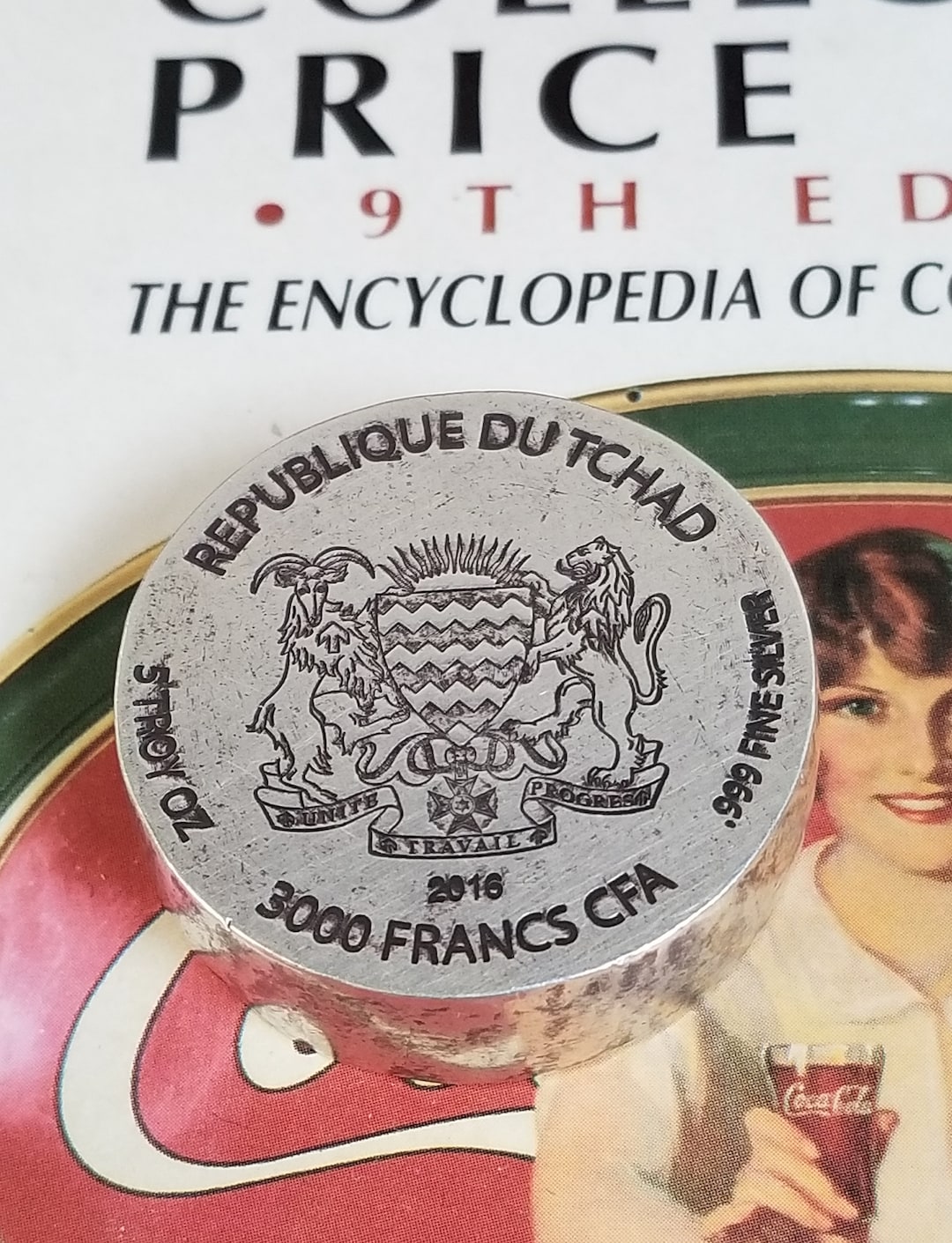 5oz ERS Egyptian Relic Series King Tut Coin .999 Fine Silver Scottsdale ...