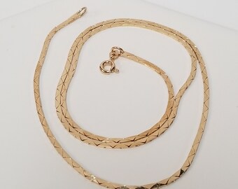 Gold Brick Chain | Etsy