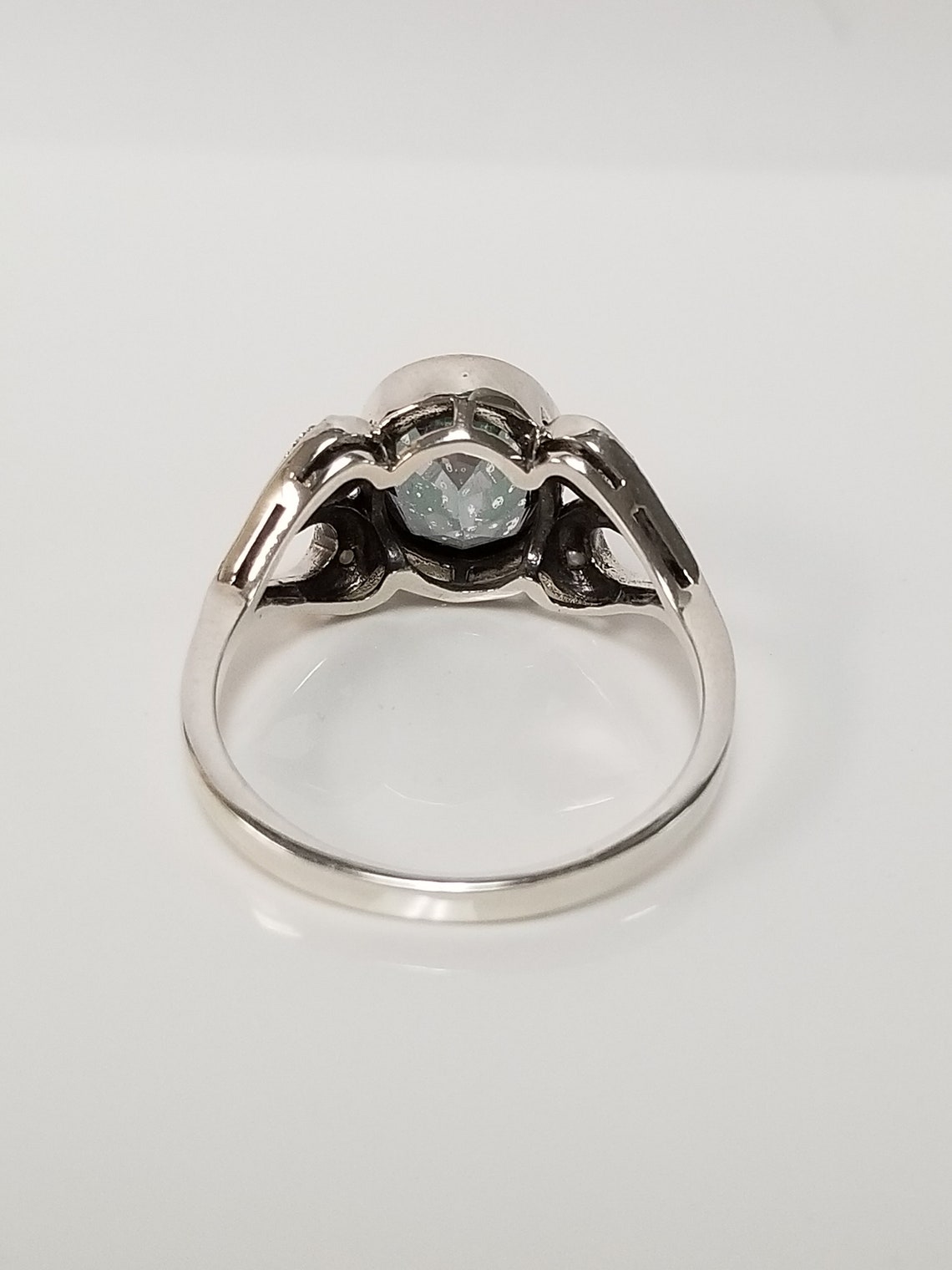 Estate Sterling Silver 925 2ct Mystic Topaz Heart Seed Pearls - Etsy