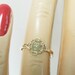 C Size 4.25 Estate 10k Yellow Gold Baby Ring Initial C Monogram ...