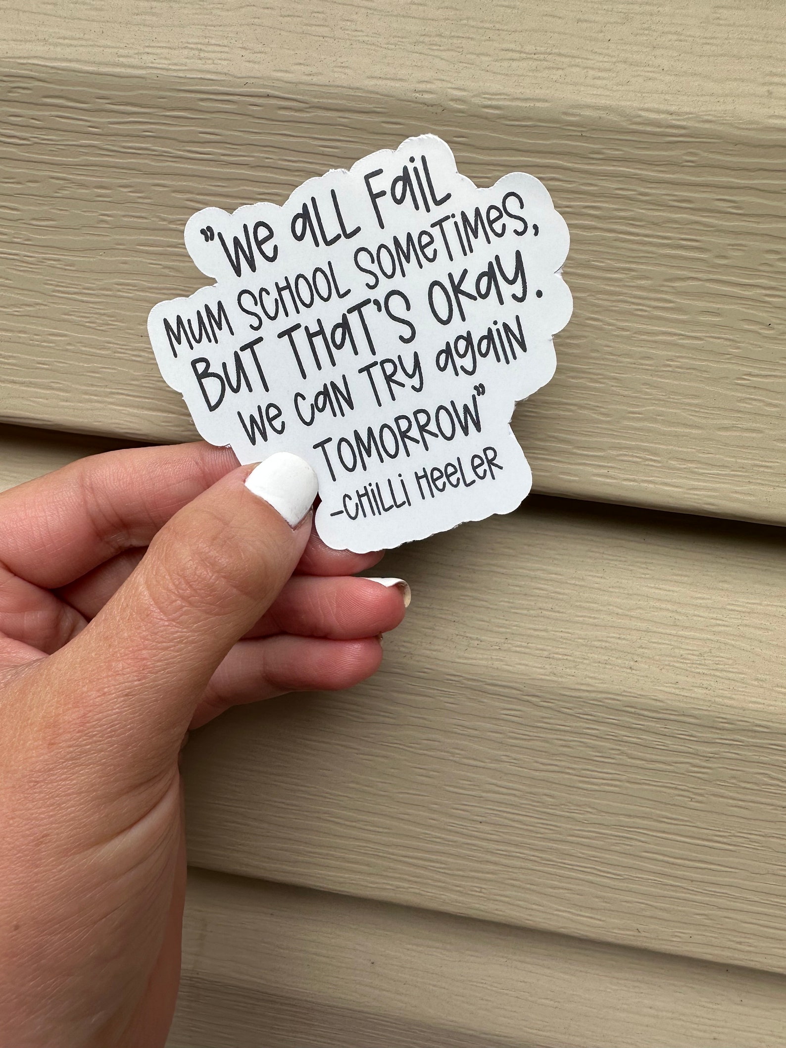 Chilli Heeler Kiss Cut Sticker, Bluey Quote Sticker, Peel and Stick ...