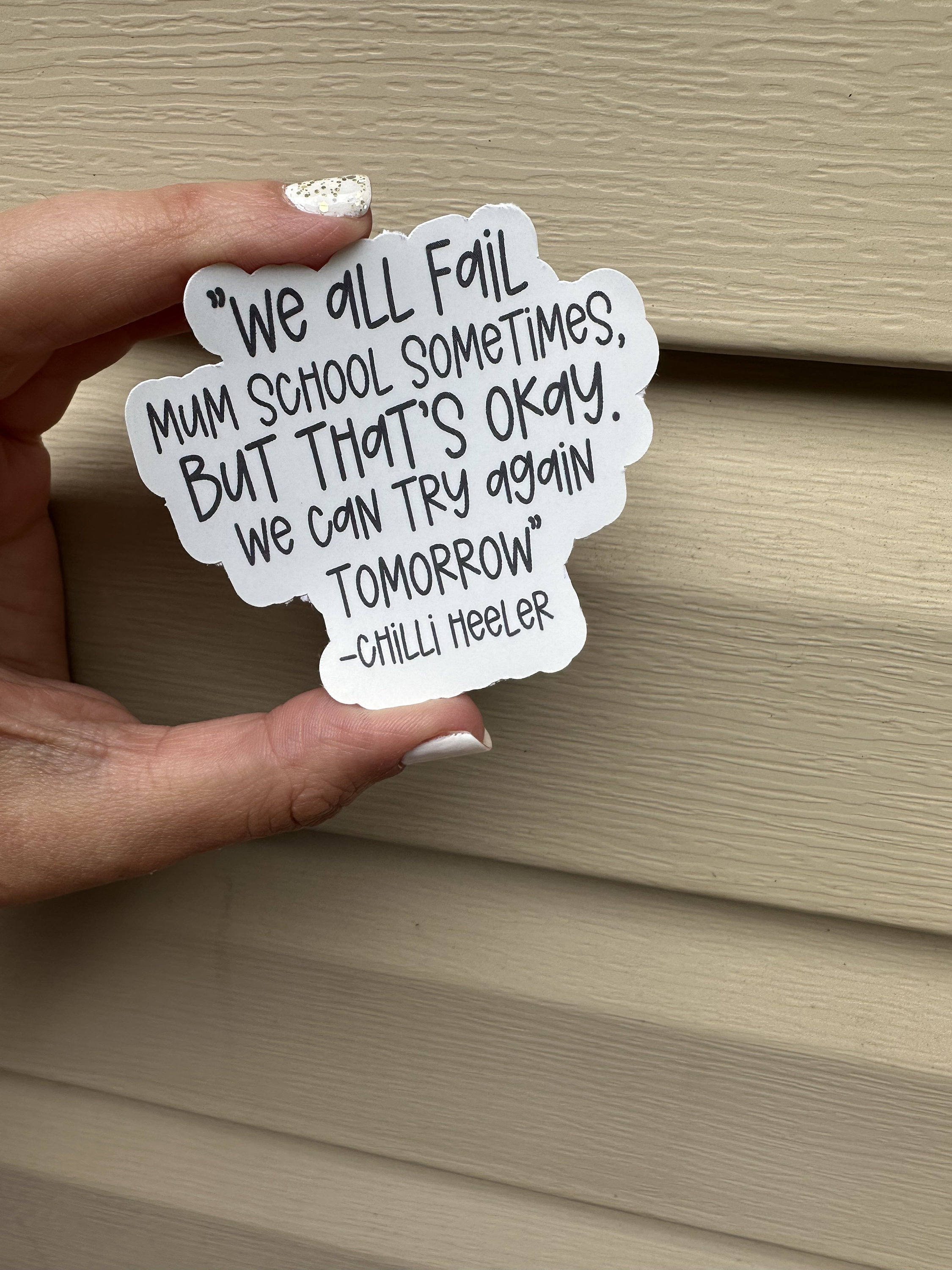 Chilli Heeler Kiss Cut Sticker, Bluey Quote Sticker, Peel and Stick ...