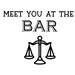 Law School Graduation SVG, Lawyer SVG for Cricut, Meet You at the Bar ...