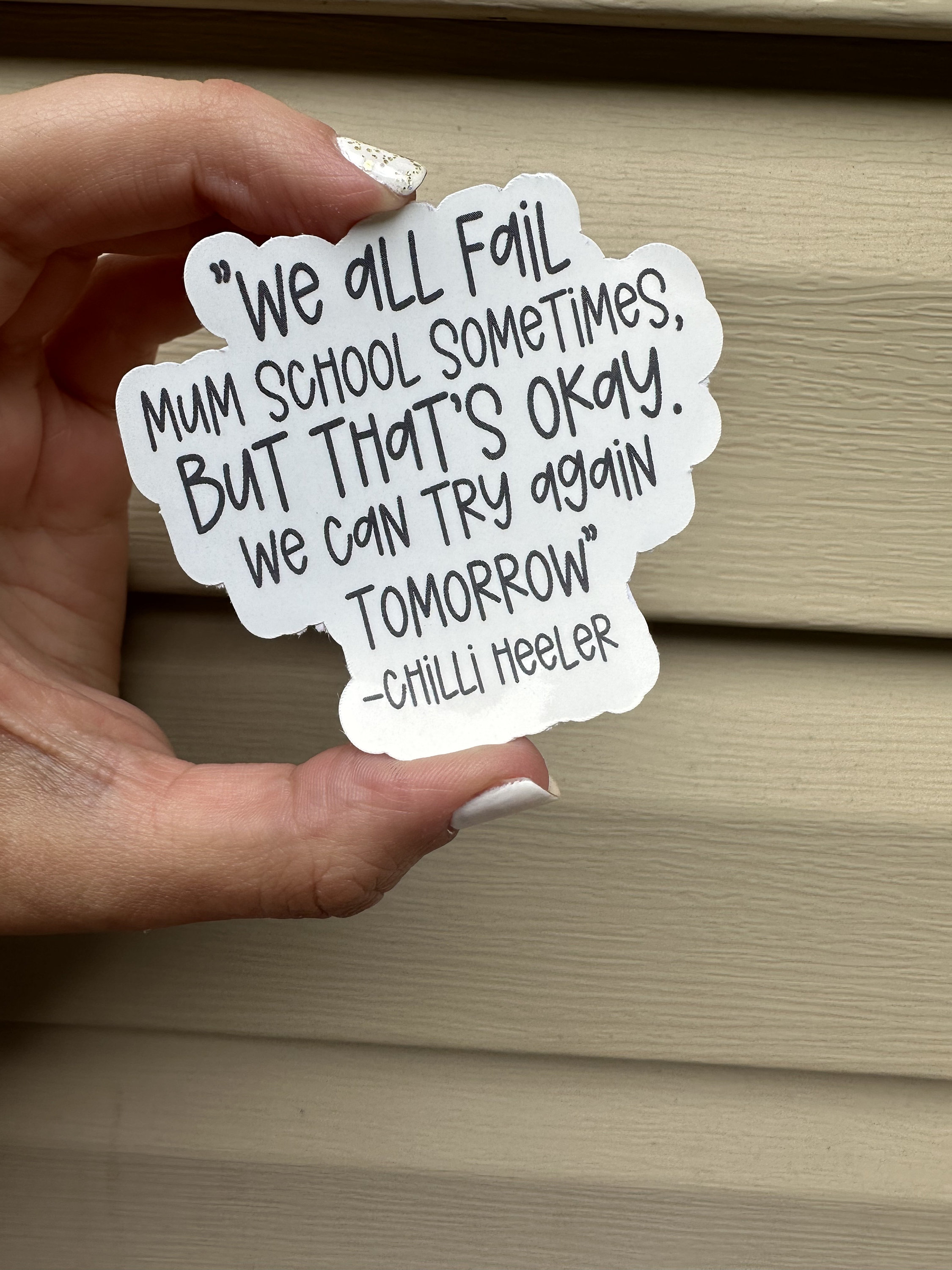 Chilli Heeler Kiss Cut Sticker, Bluey Quote Sticker, Peel and Stick ...