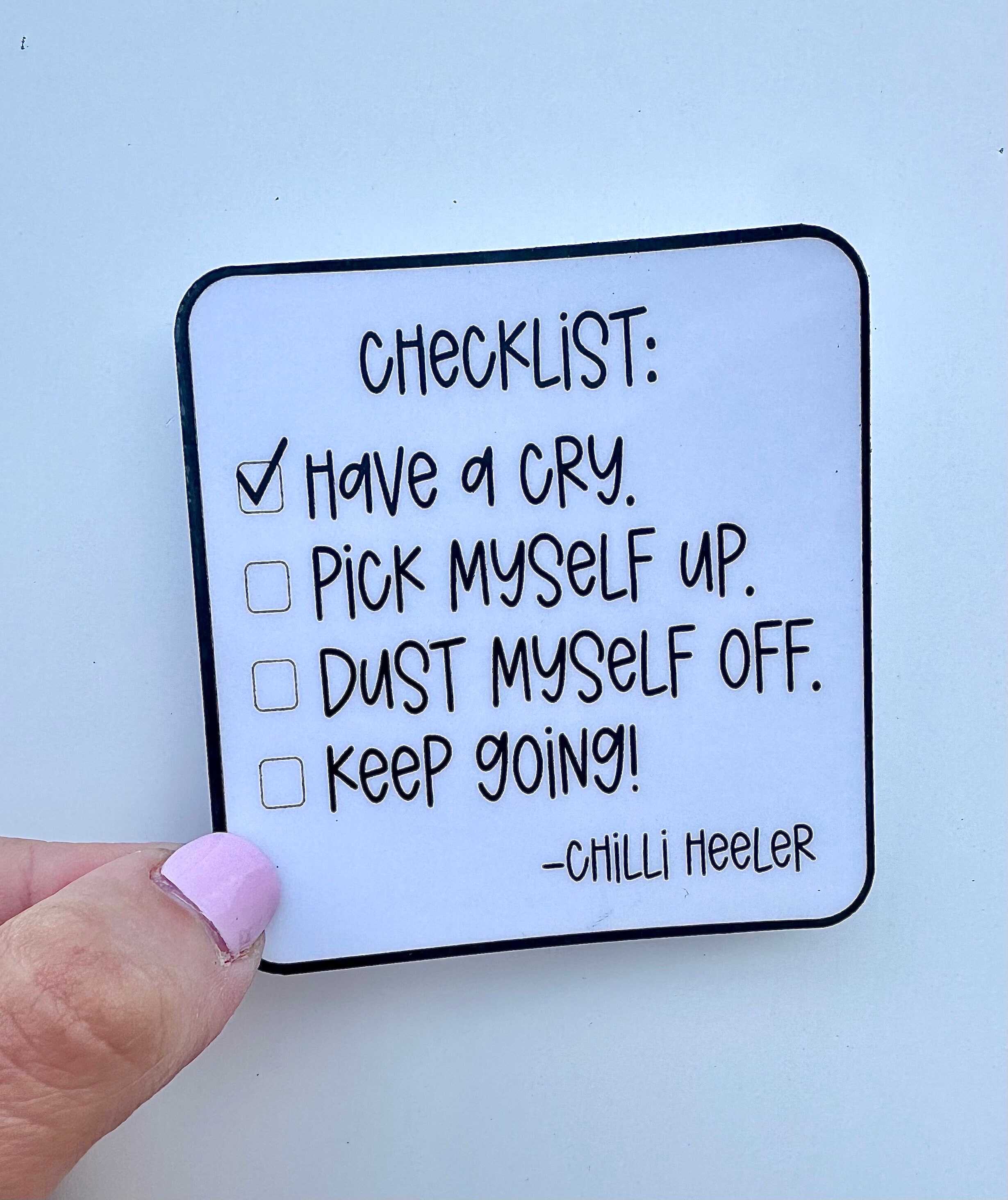Chilli Heeler Kiss Cut Sticker, Bluey Quote Sticker, Peel and Stick ...