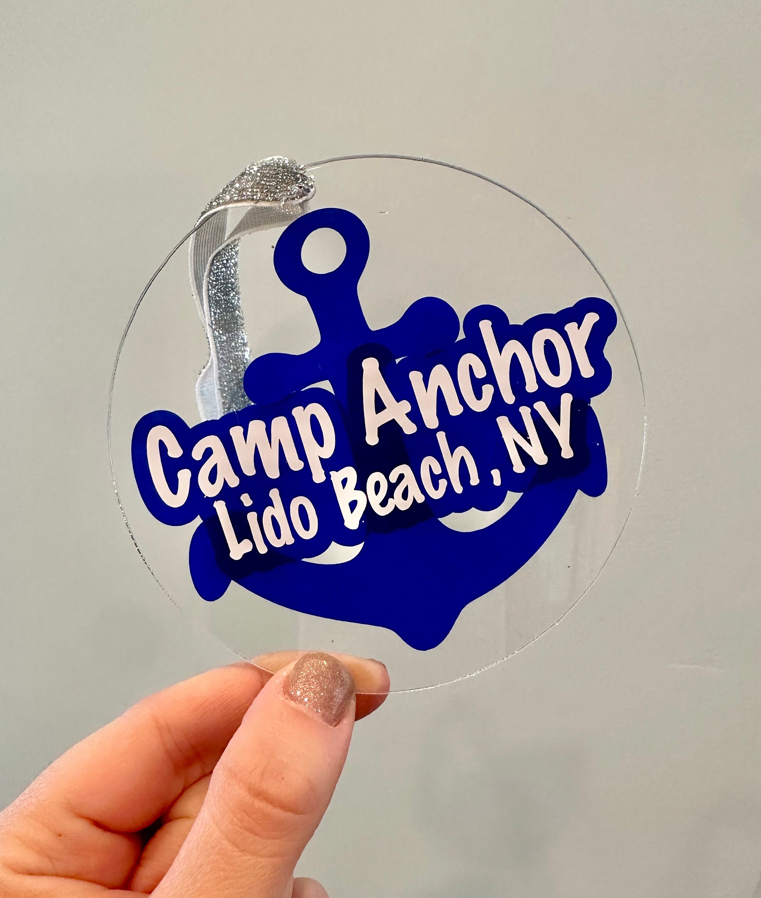 Camp Anchor Ornaments, Anchor Ornaments, Blue Anchor Ornament, Blue ...