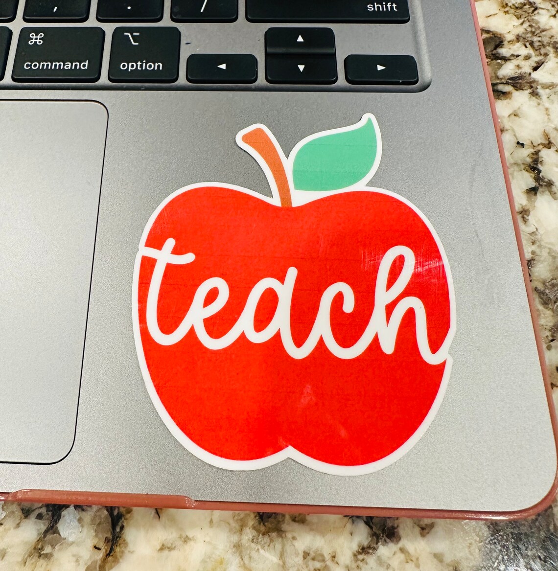 Teacher Die Cut Sticker, Teach Sticker, Colorful Teach Sticker, Peel ...