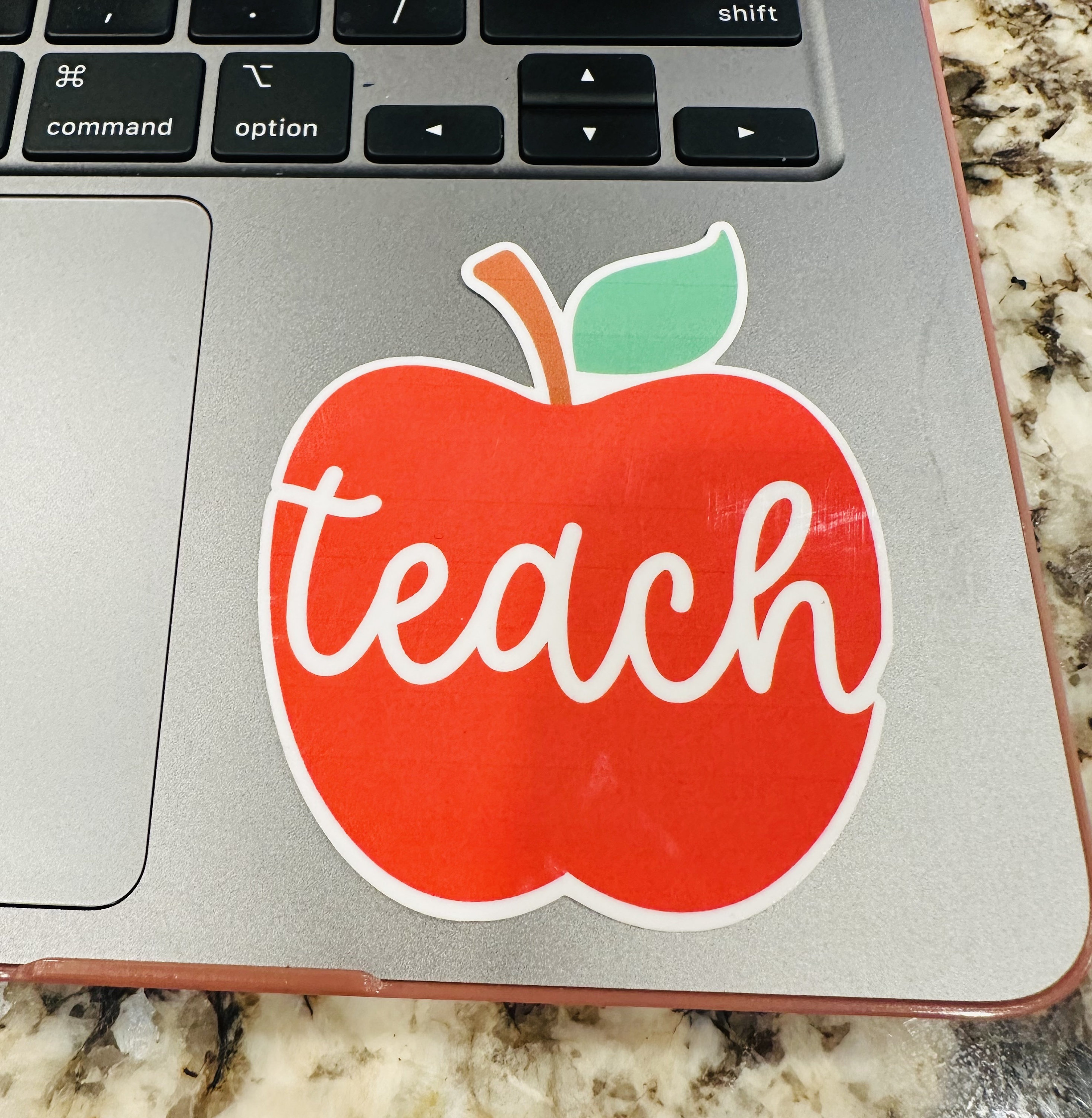 Teacher Die Cut Sticker, Teach Sticker, Colorful Teach Sticker, Peel ...