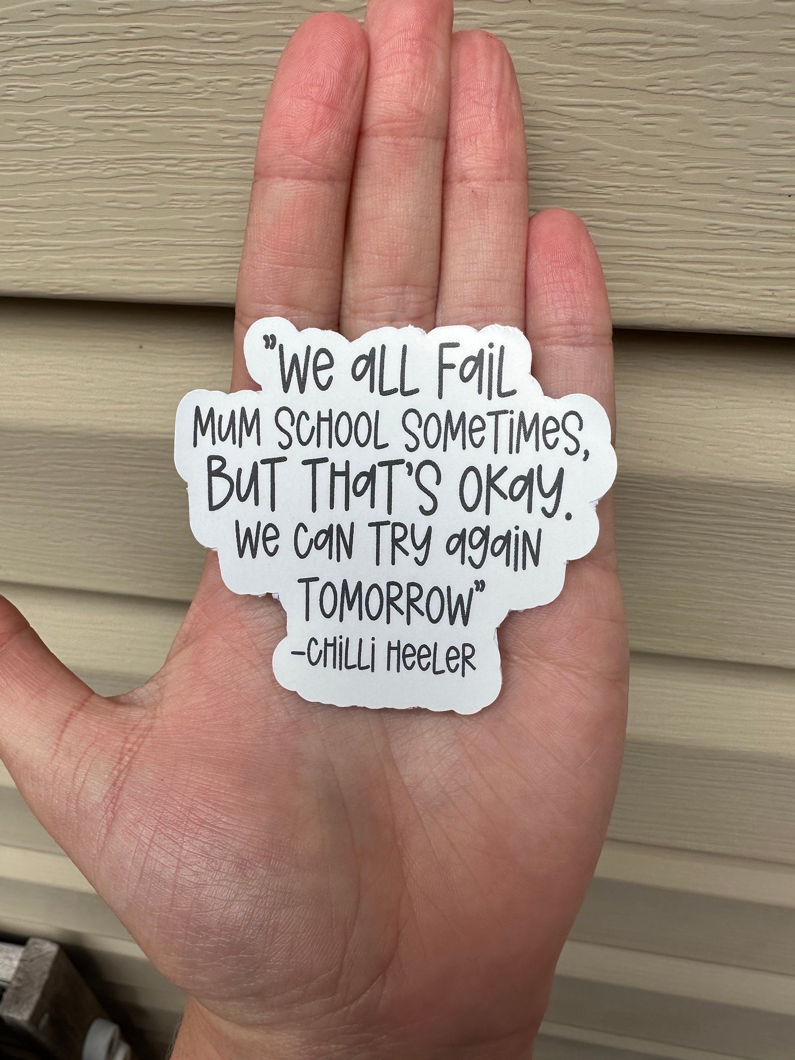 Chilli Heeler Kiss Cut Sticker, Bluey Quote Sticker, Peel and Stick ...