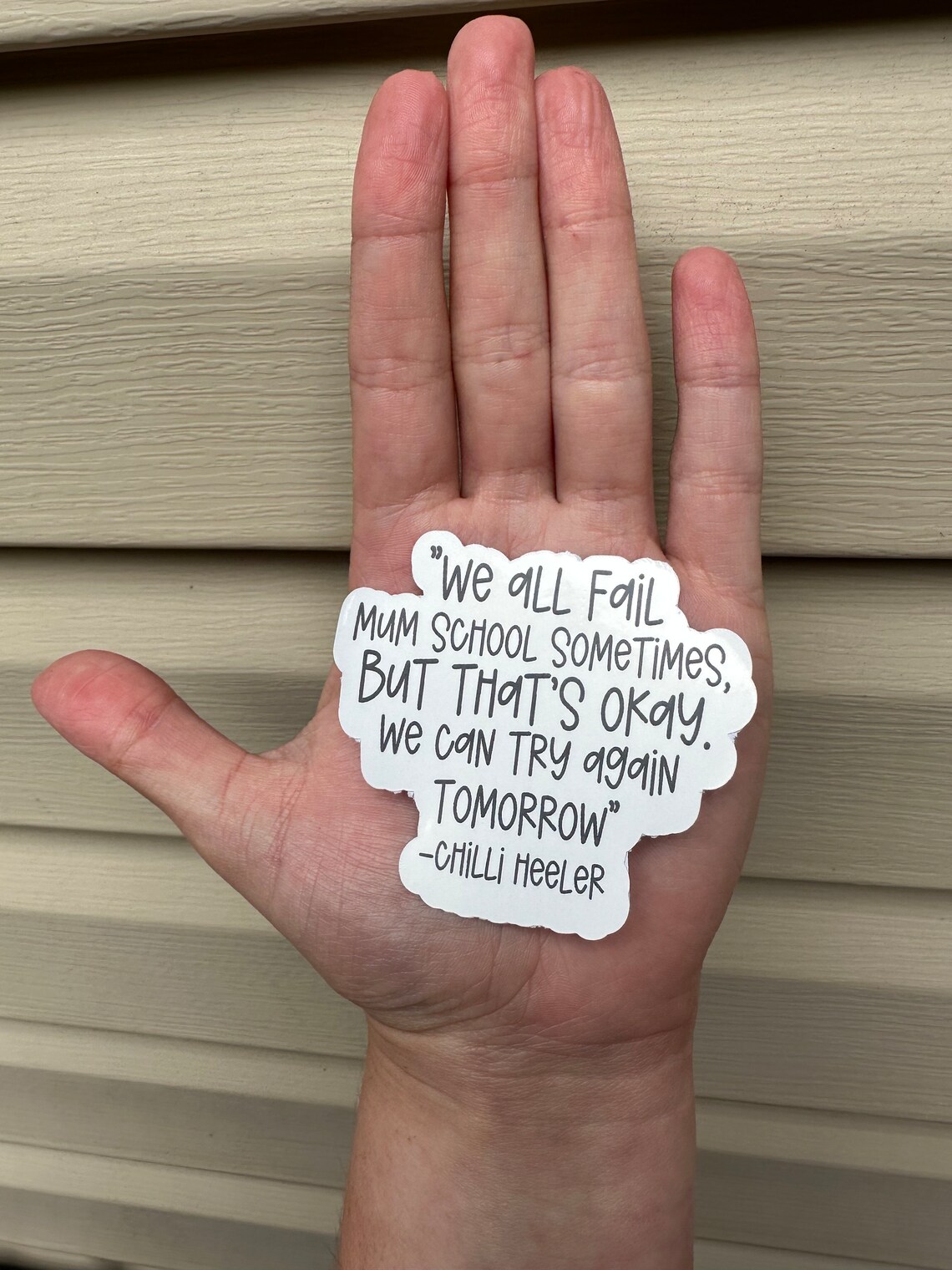 Chilli Heeler Kiss Cut Sticker, Bluey Quote Sticker, Peel and Stick ...