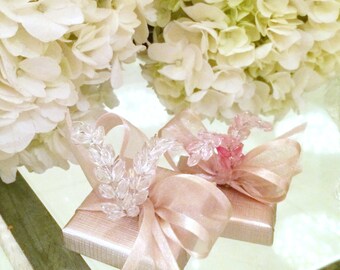 Crystal Wedding Favors Chocolate Wrapped Elegant Favors with | Etsy